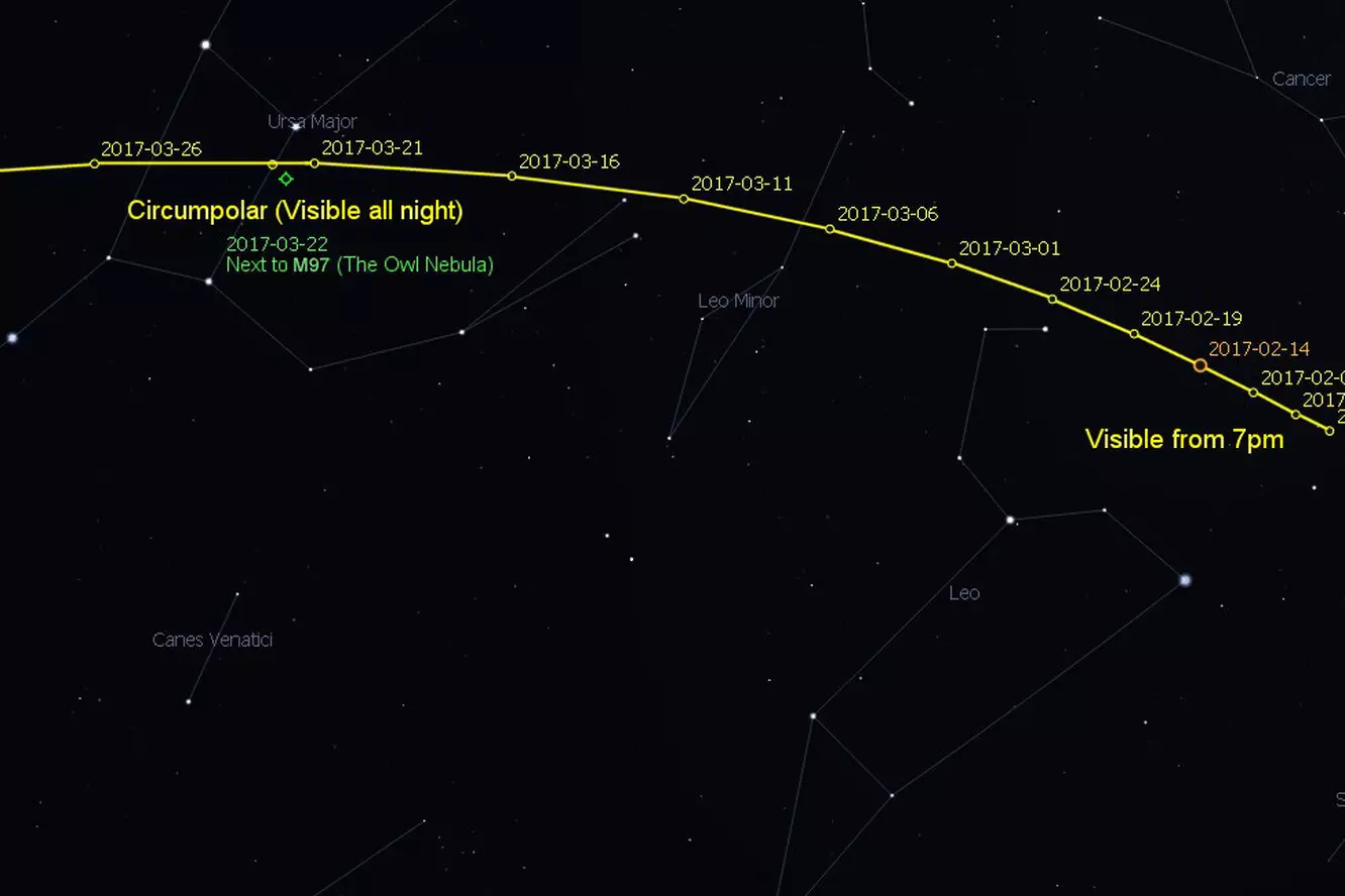 Koméite kënnt Dir mat bloussem A gesinn: NASA Video