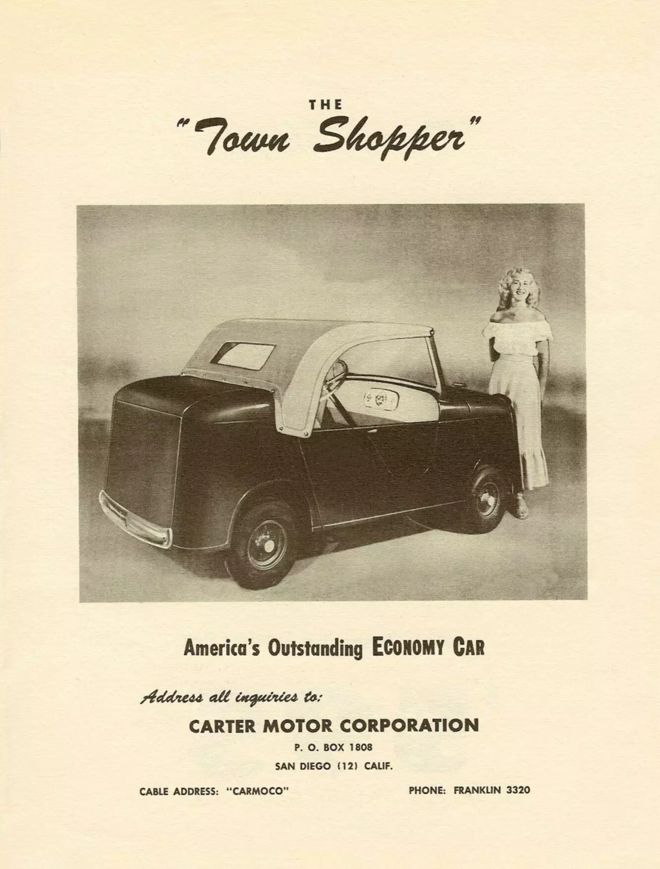 Town Shopper: Einkaufsauto 352806_1