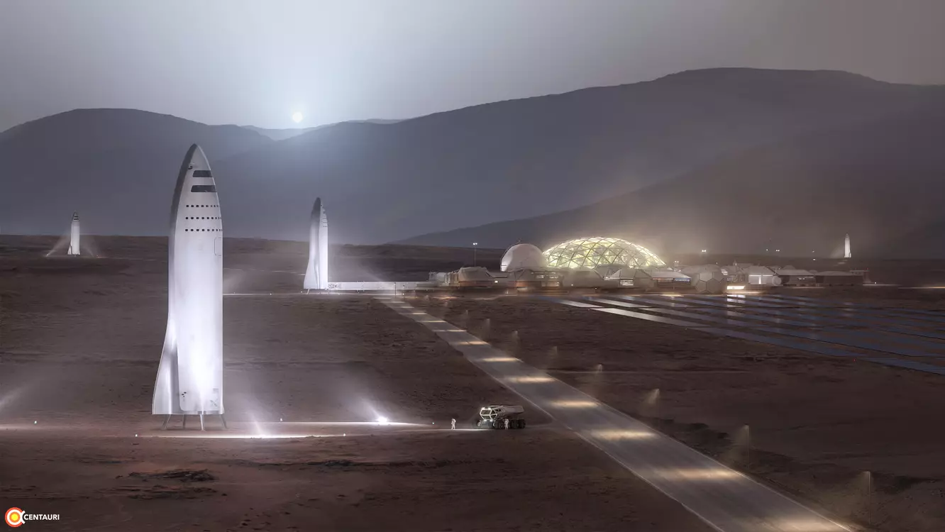 Elon Musk는 화성 식민지 계획에 대해 말했습니다: 러시아어 프레젠테이션 353412_32