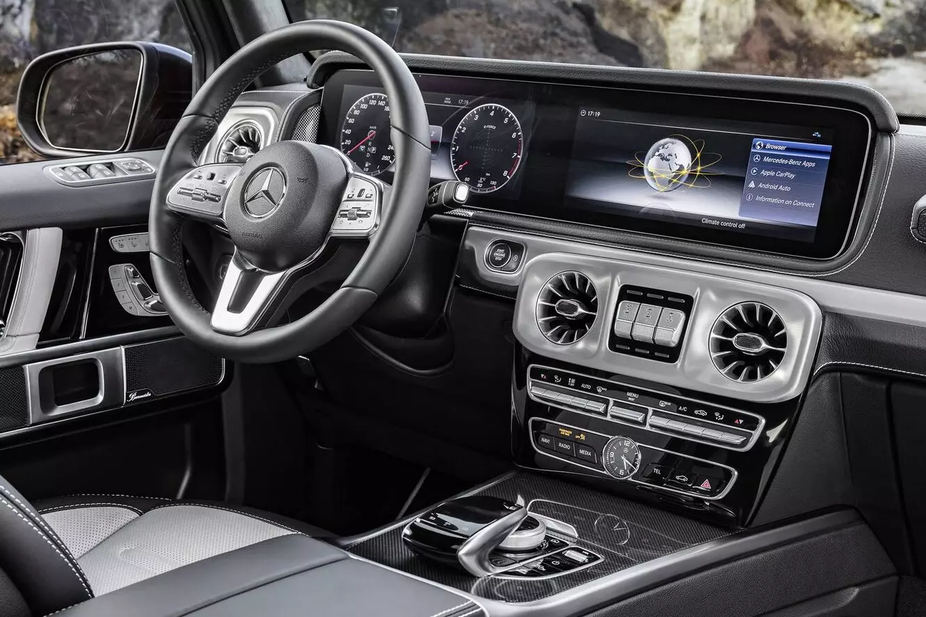 Mercedes-Benz mostrou o interior do novo Gelendvagen