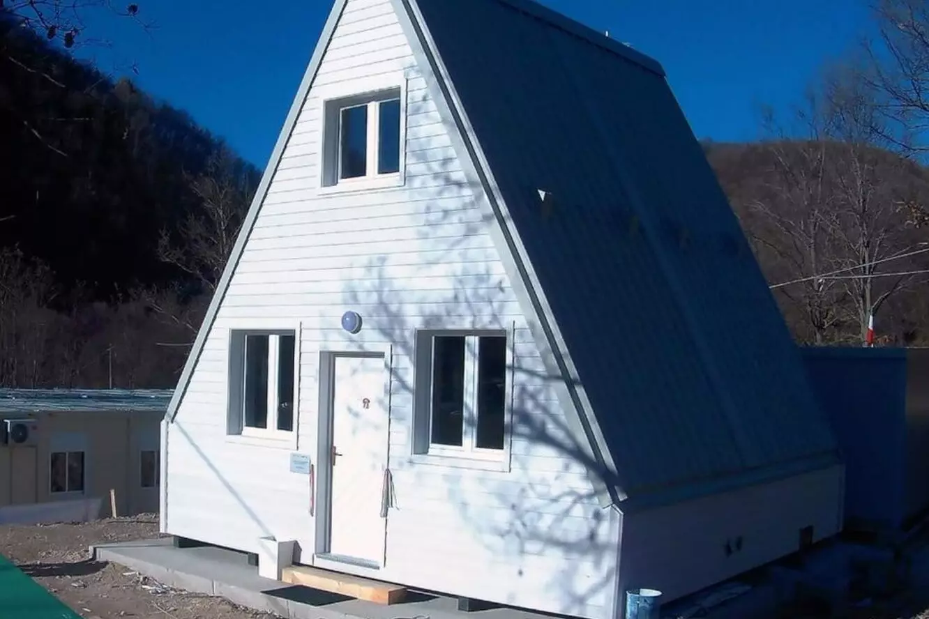 Maison pliante qui n'a pas peur des tremblements de terre : architecture insolite