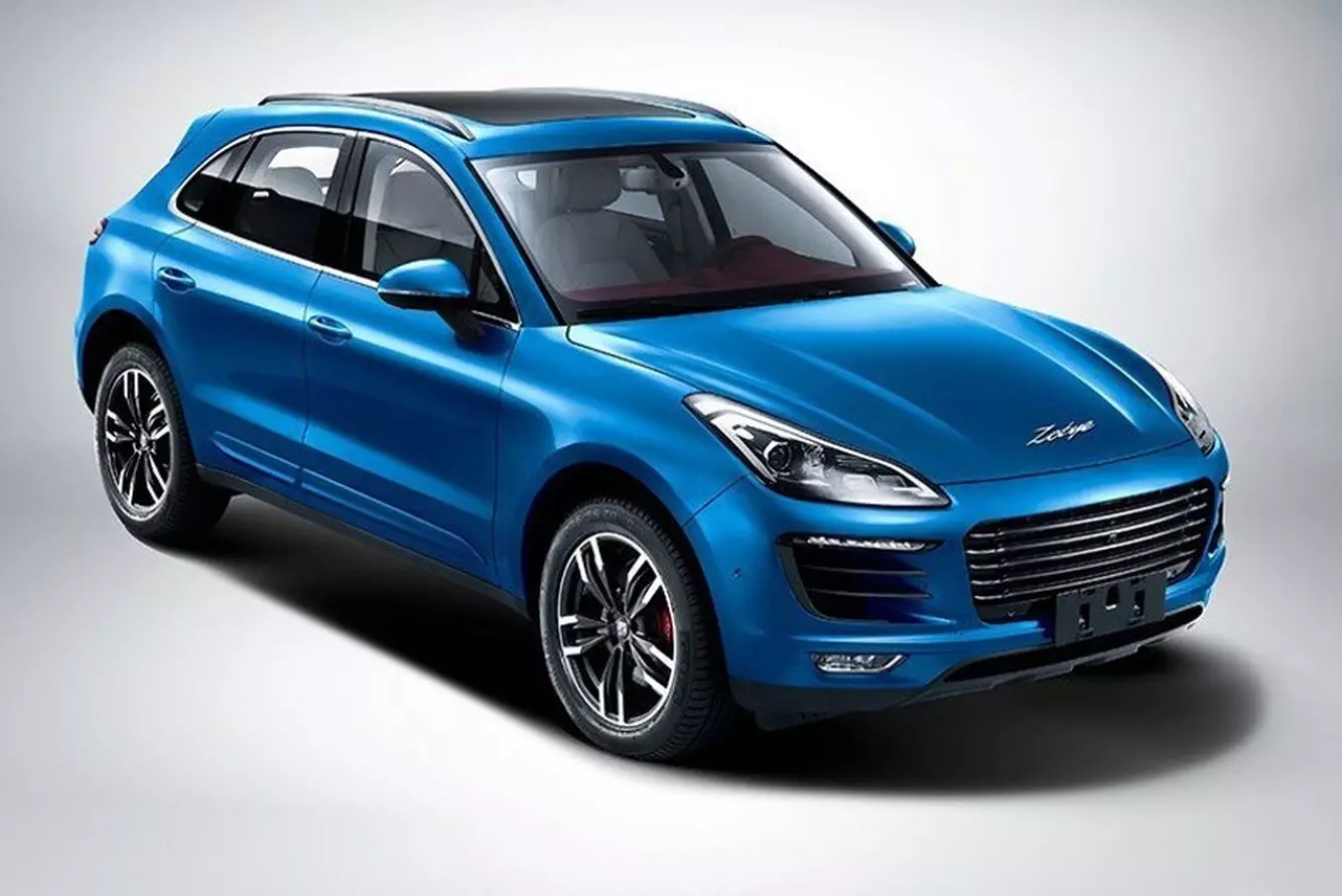 Zotye SR9, kopio de Porsche Macan, iras al Rusio 355196_2