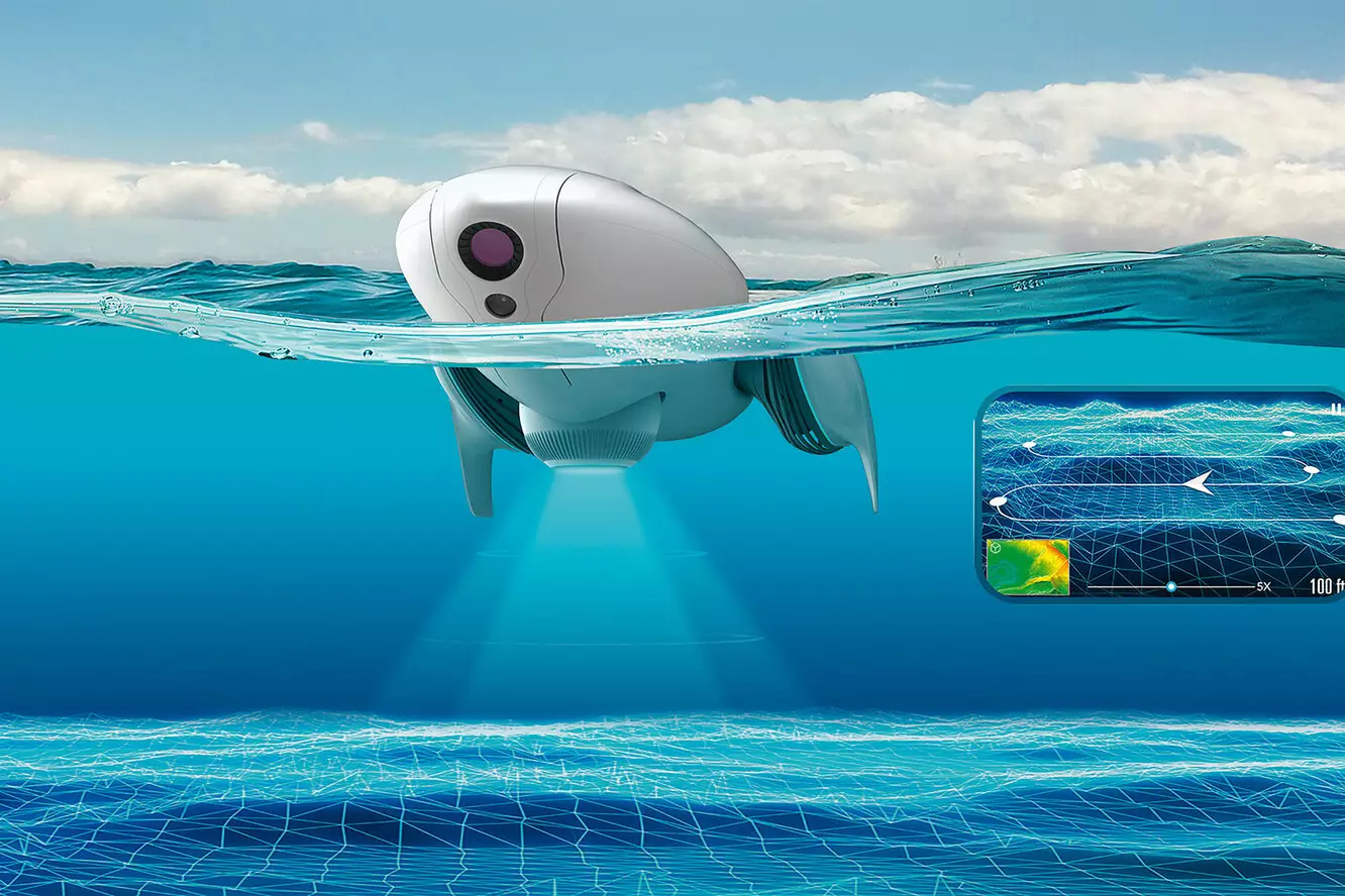 Pescadores submarinos: drones subaquáticos