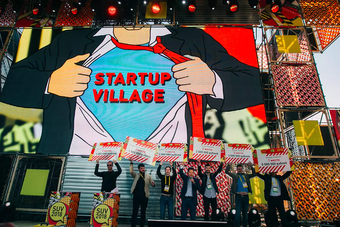 La ĉefa premio estis aljuĝita ĉe Startup Village 2018