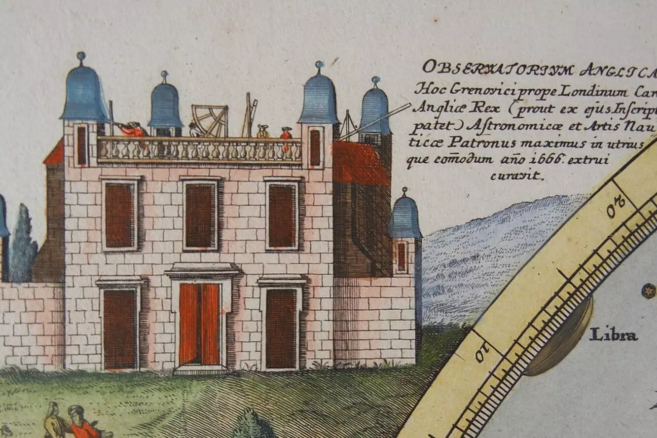 Die Royal Observatory in Greenwich werk weer