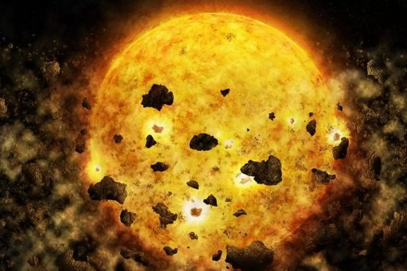 Wetenschappers hebben voor het eerst waargenomen hoe een ster een planeet opslokt