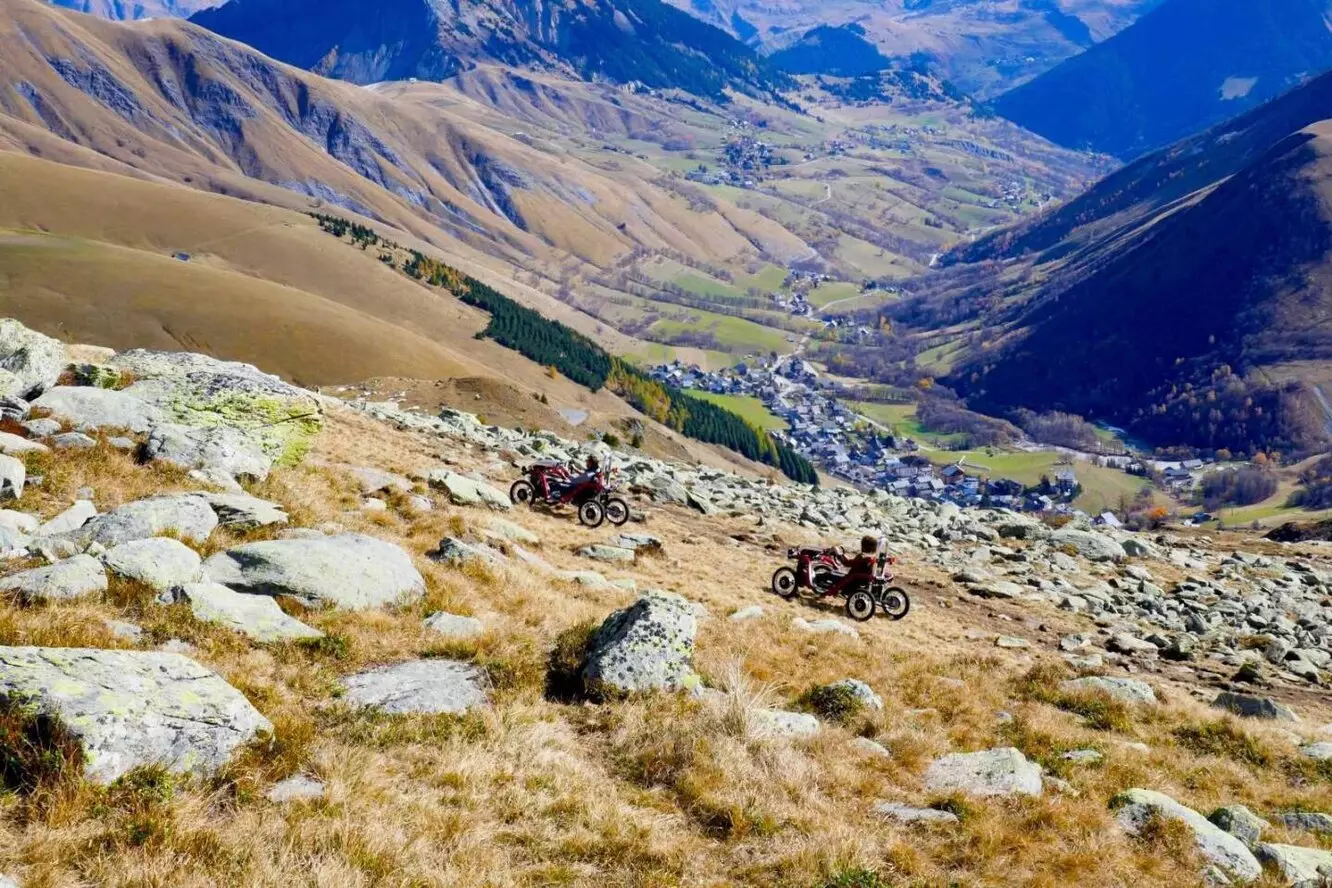 Swincar en terreo montañoso