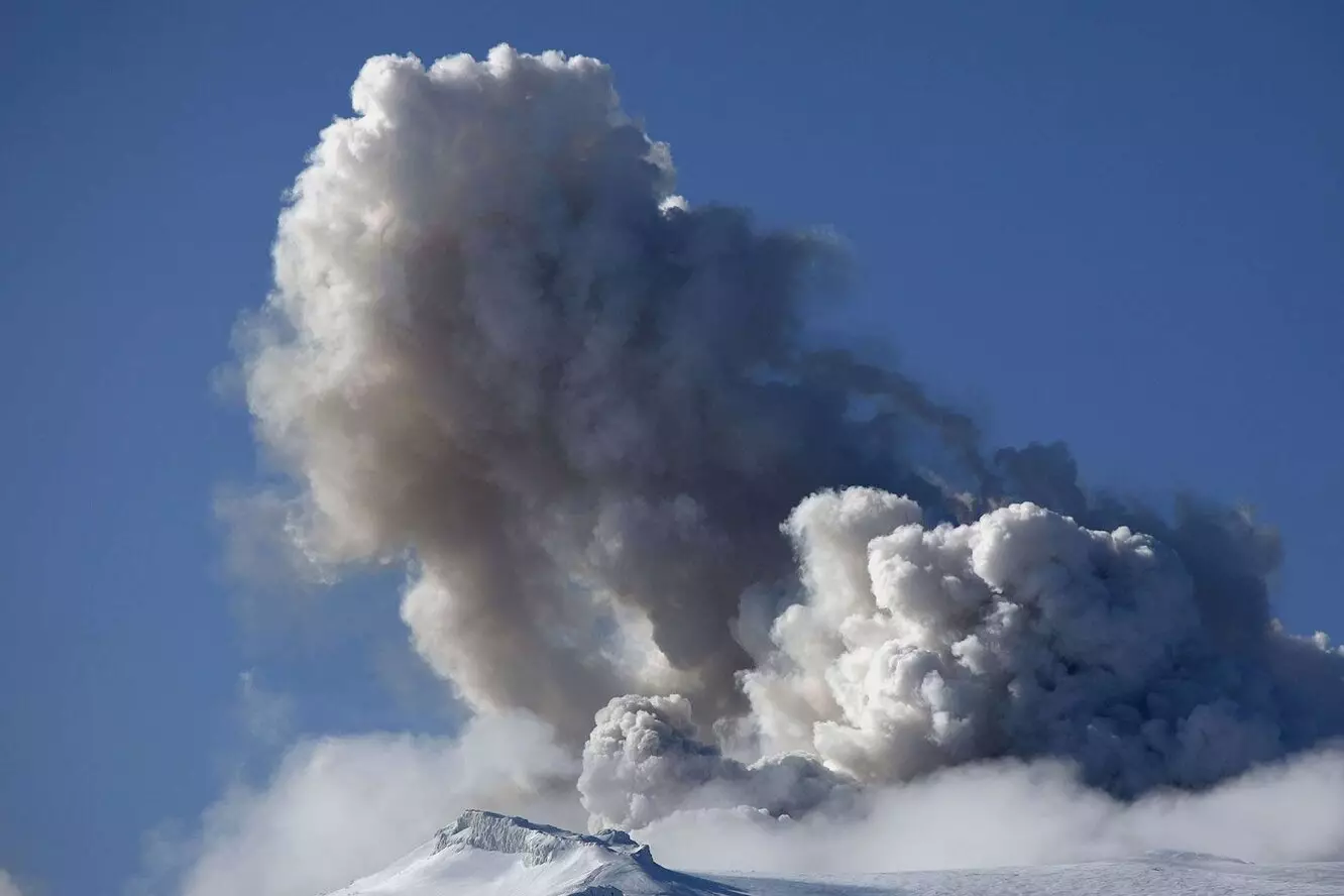 Jukumu la volkano katika kutolewa kwa methane na barafu imeanzishwa