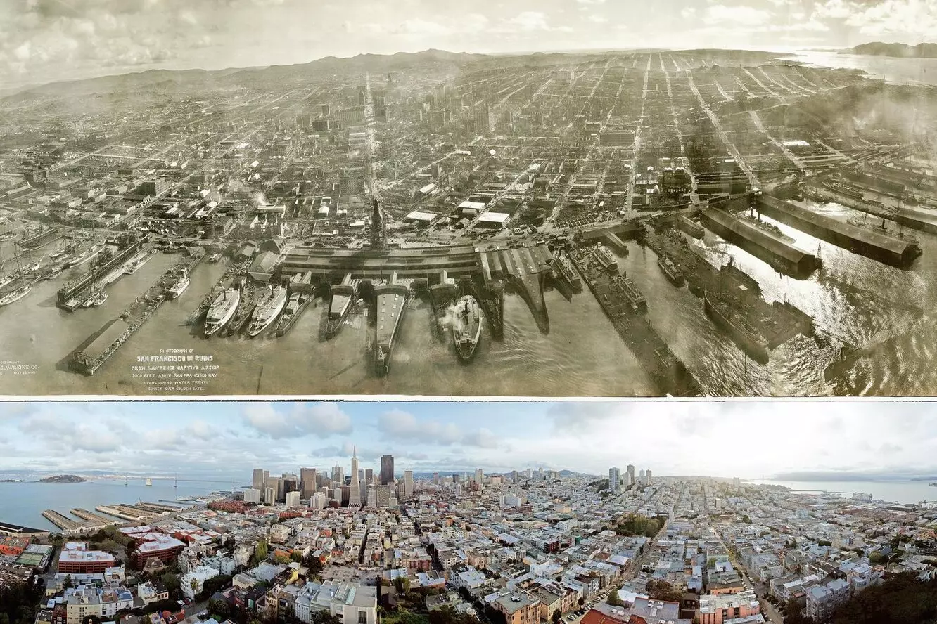 Како да снимате панорама пред повеќе од еден век