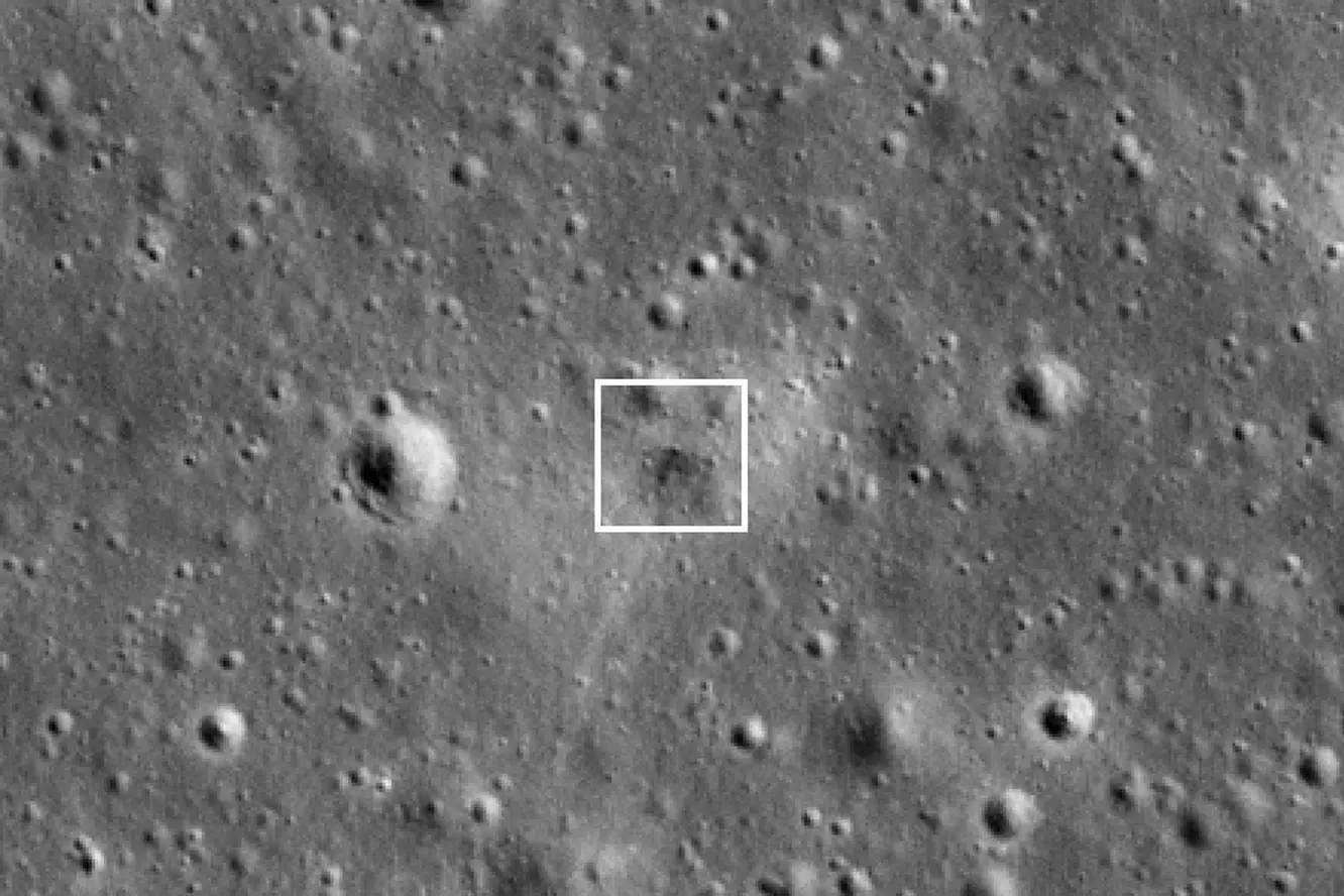 Israeli probe left footprint on the moon