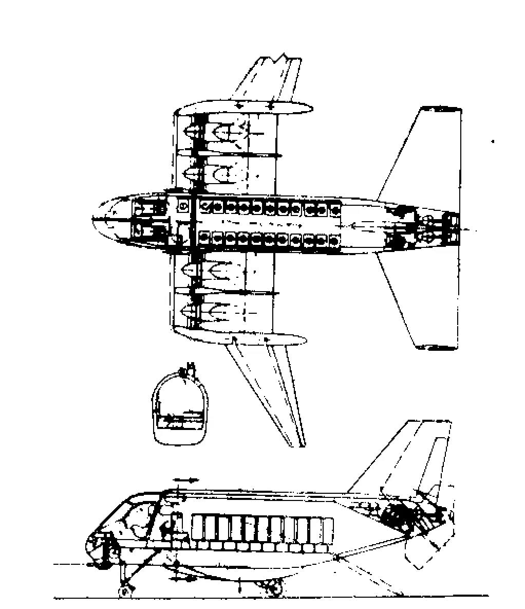 USMC ಗಾಗಿ VTOL ಉಭಯಚರ ಸಂರಚನೆಯಲ್ಲಿ ಜನರಲ್ ಡೈನಾಮಿಕ್ಸ್ A-311