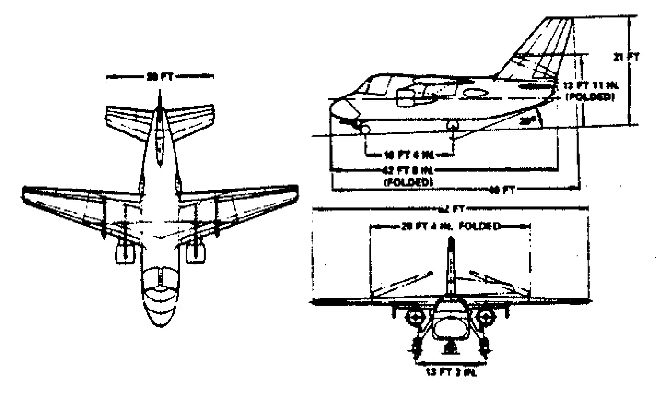 Nog 'n ongewone voorstel van Lockheed was om bloot die bestaande S-3 Viking te verklein om op die VSTOL-ondersteuningskip te pas. Met minder gewig en met nuwe kragtiger enjins kan dit opstyg met 'n baie klein opstyglopie, selfs 'n kort dek sal genoeg wees