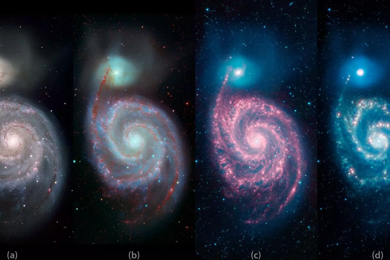 أربع صور مذهلة لمجرة توأم: ما يخفيه الكون