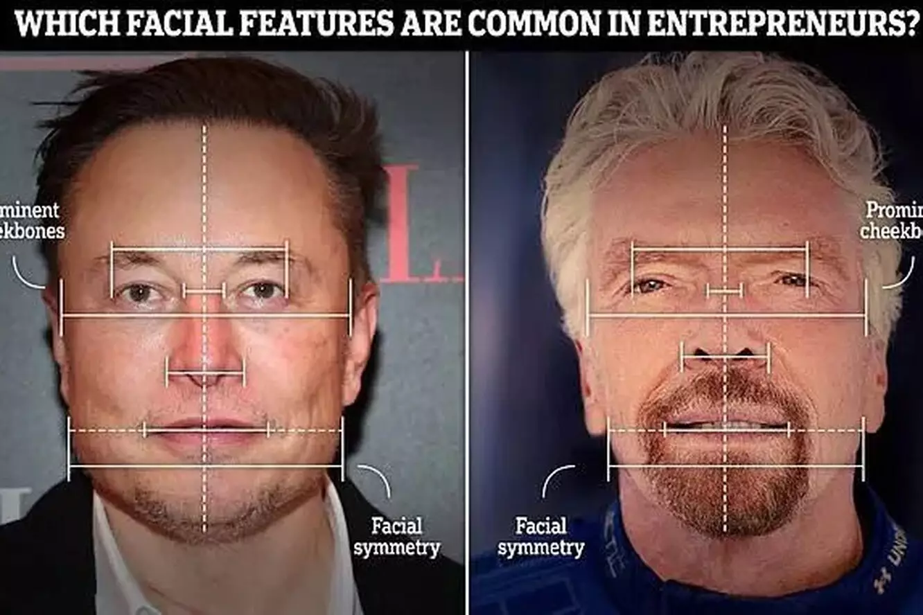 Wissenschaftler haben herausgefunden, was herausragende Unternehmer gemeinsam haben. Das Geheimnis liegt im Gesicht!