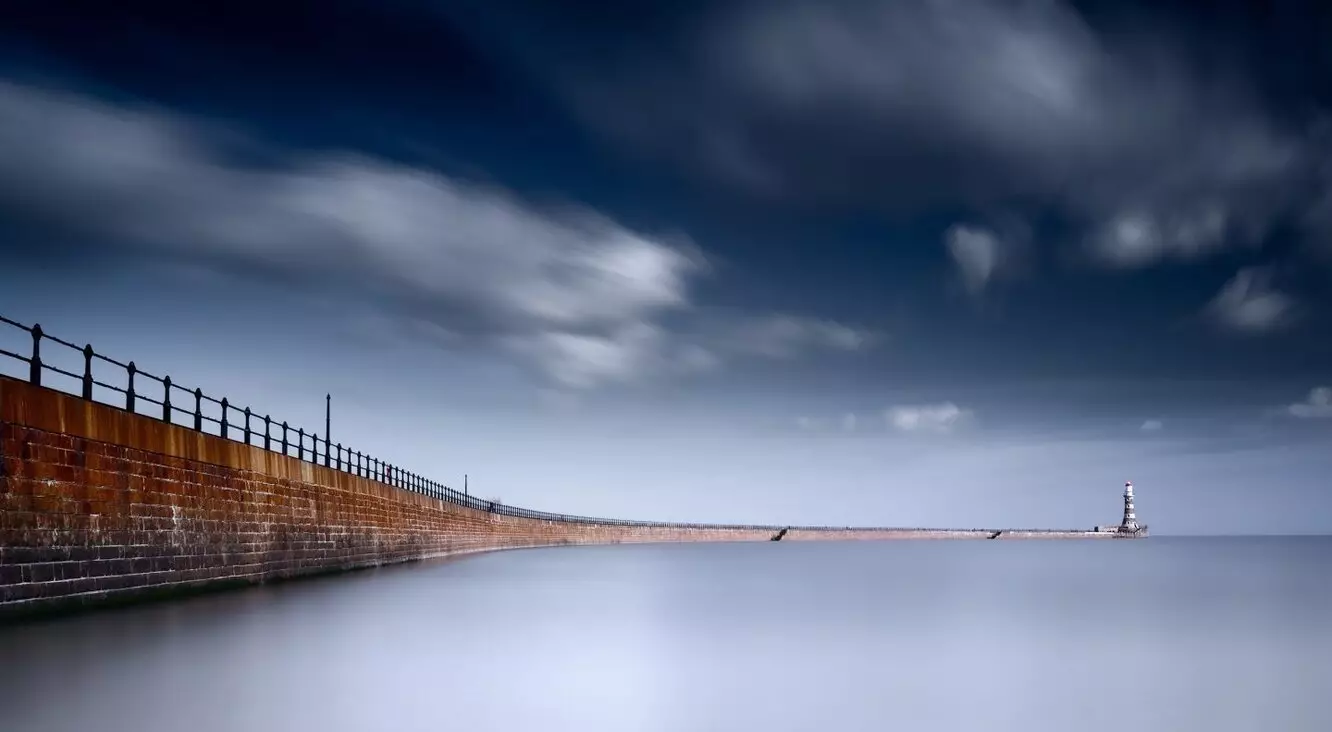 Roker Pier i den britiske byen Sunderland. Foto - vinner i andre kategori av konkurransen