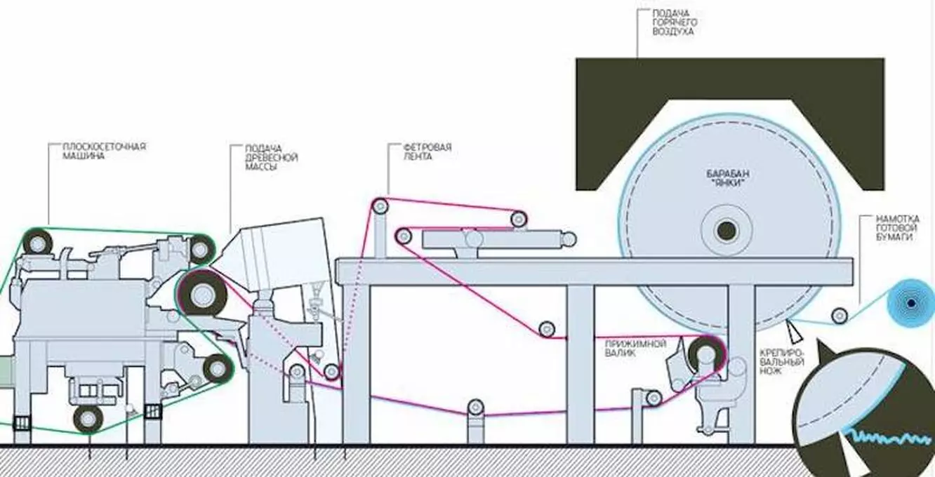 Як вырабляюць туалетную паперу