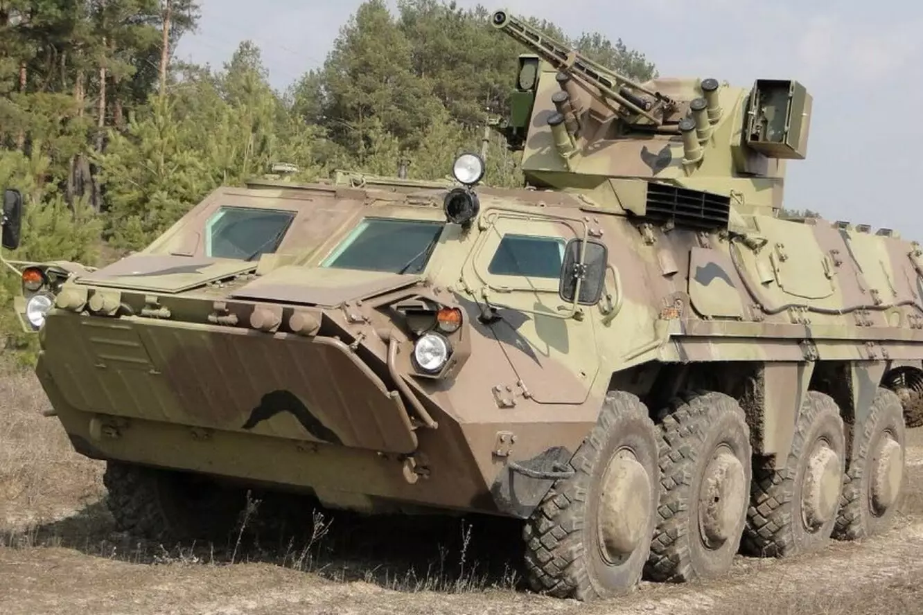 Achọpụtara mgbawa n'akpa nke ọhụrụ BTR-4