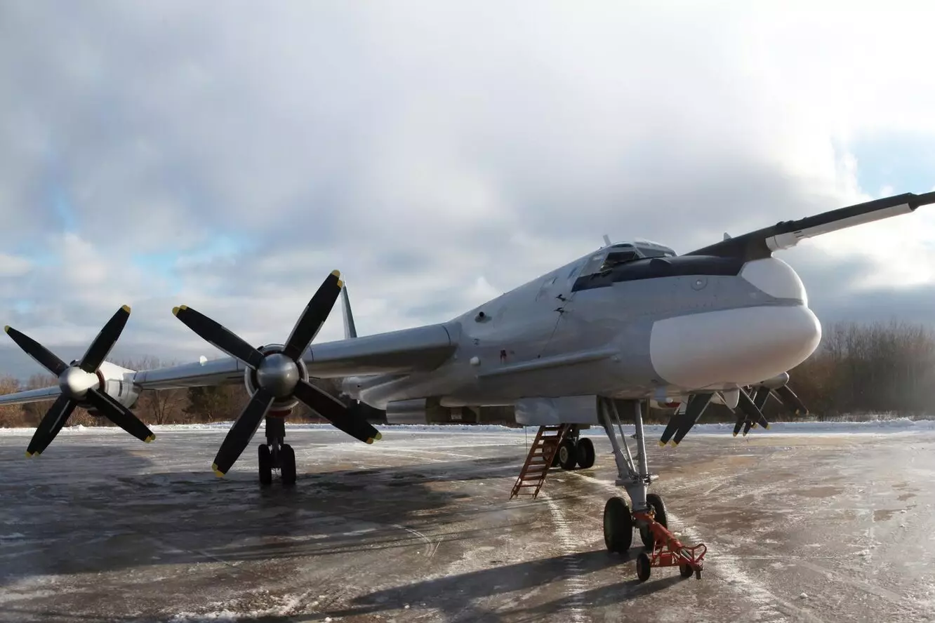 TU-95MS: pembawa rudal dari triad nuklir