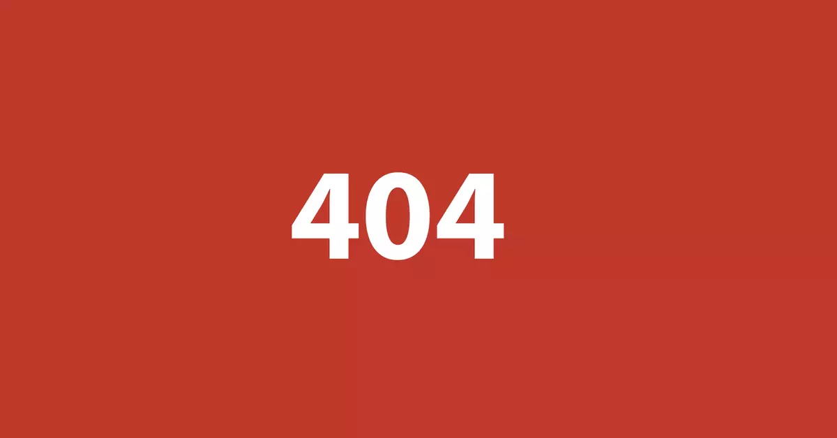 Hva betyr "Feil 404 side ikke funnet"?
