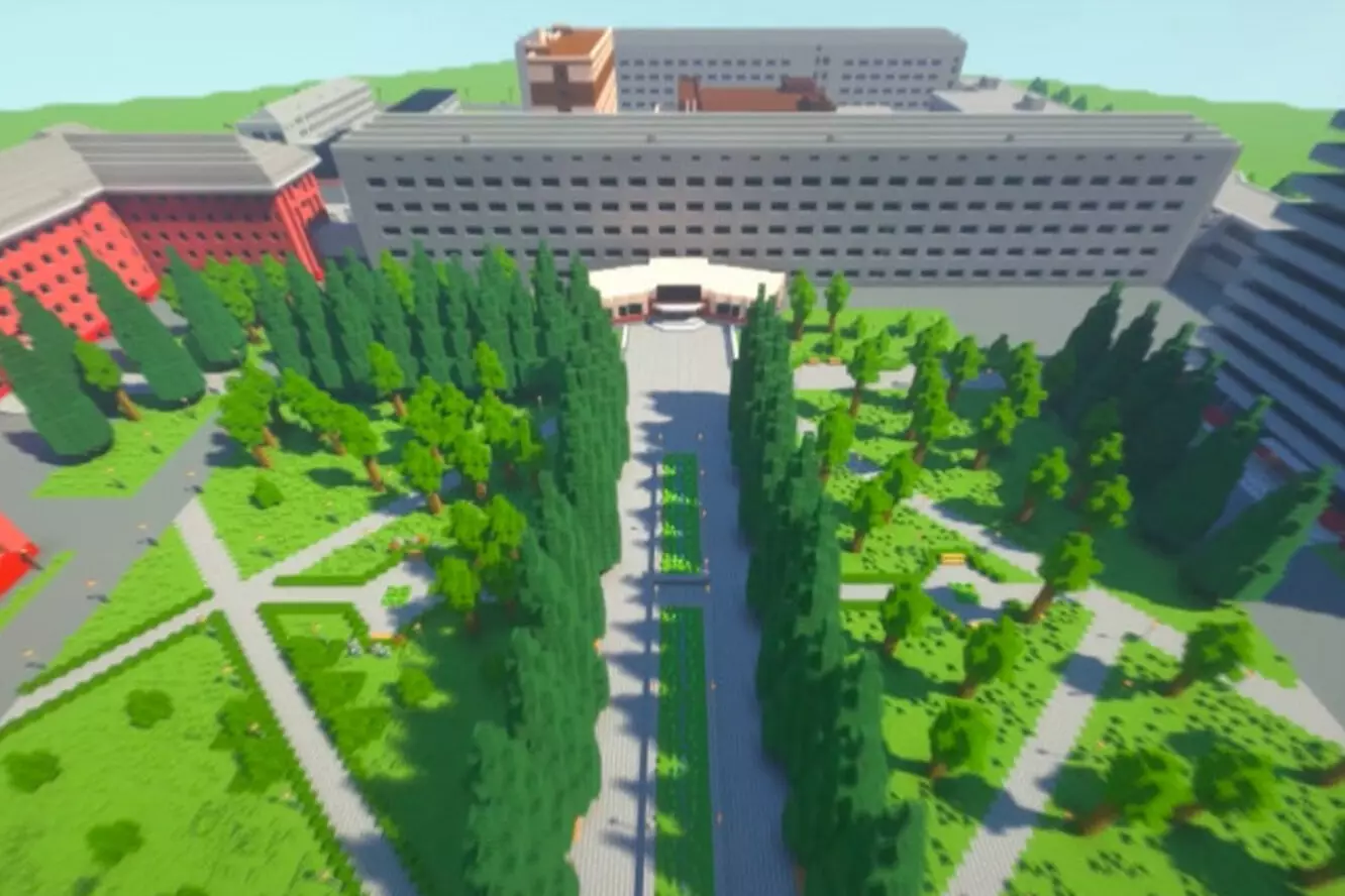 Studentai atkūrė savo universitetą Minecraft serveryje