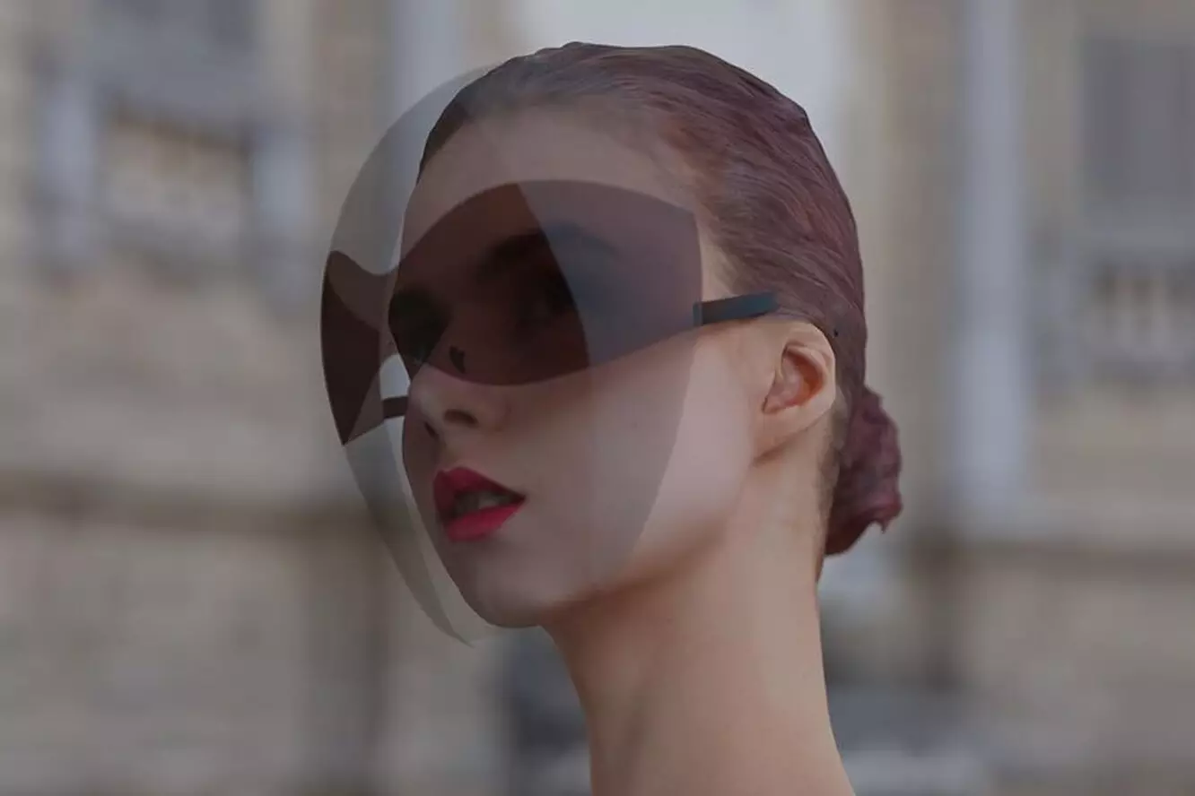 To protect against coronavirus, the designer proposed a mask-glasses