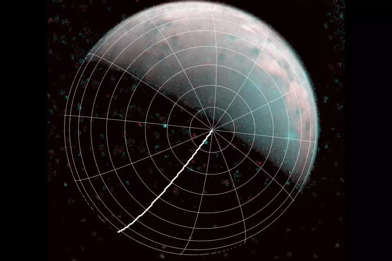 La glace sur la plus grande lune s'est transformée en une substance étrange