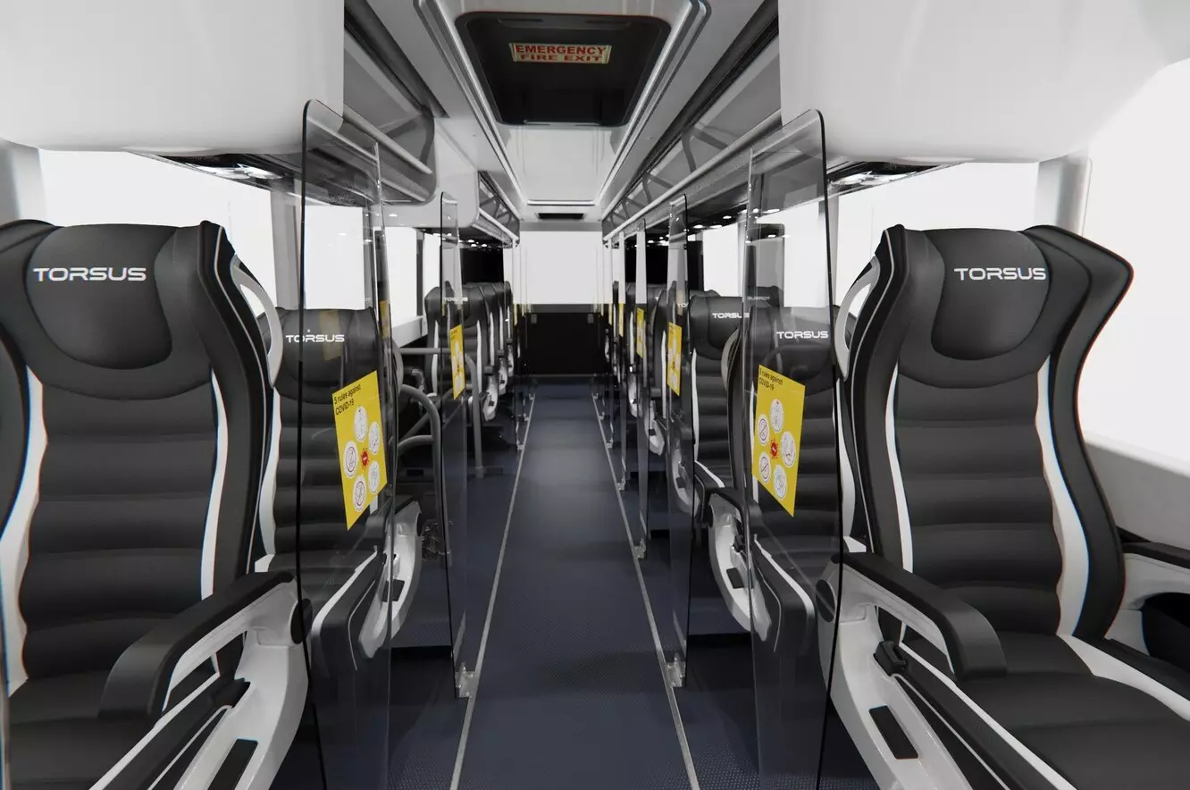 Designers gjorde en terrängbuss med en anti-coronavirus interiör 374855_2