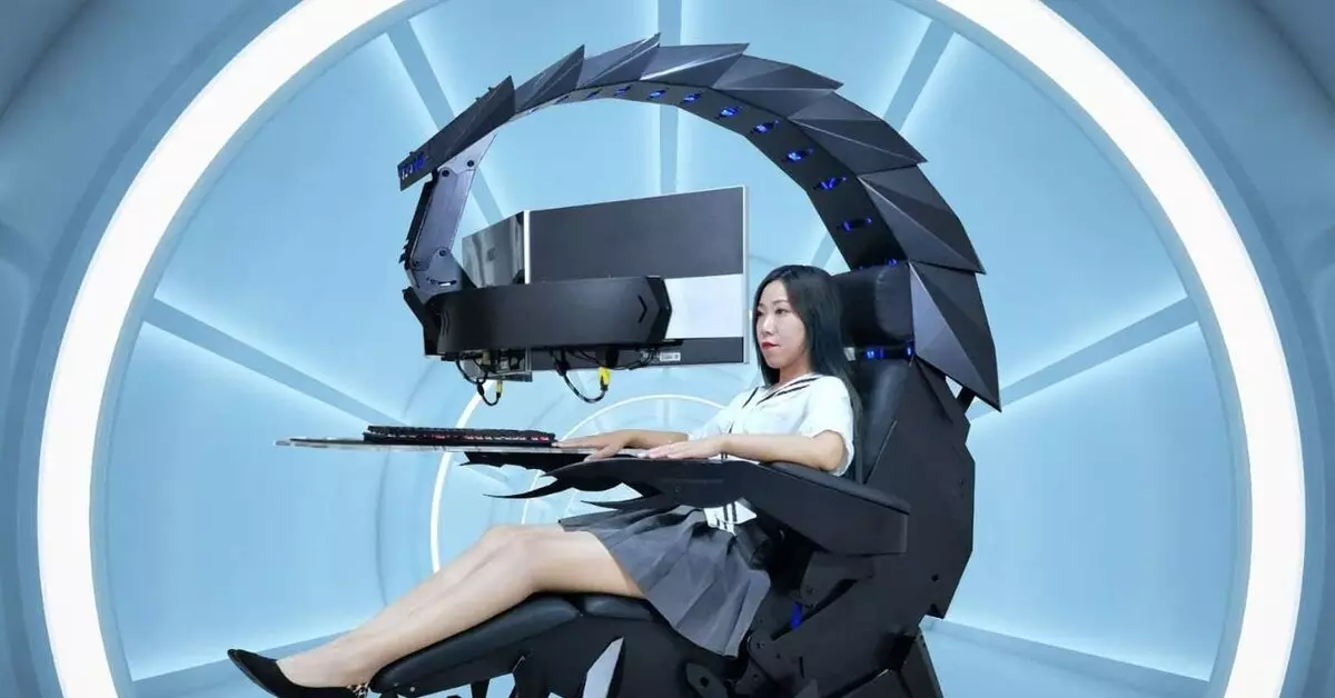 Cluven Scorpion IW-SK - kursi gaming berbentuk kalajengking