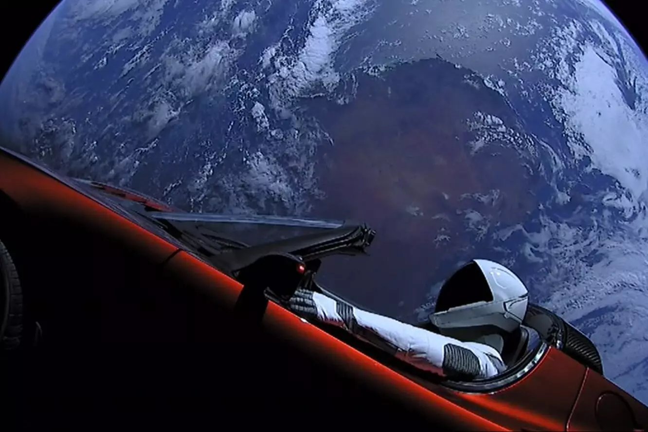 Tesla Roadster heeft Mars bereikt