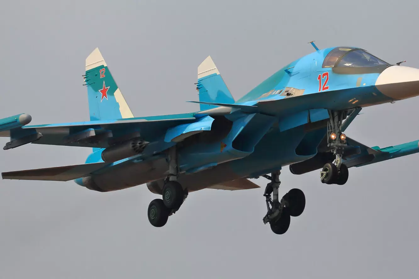 Su-34 rozbił się na terytorium Chabarowska