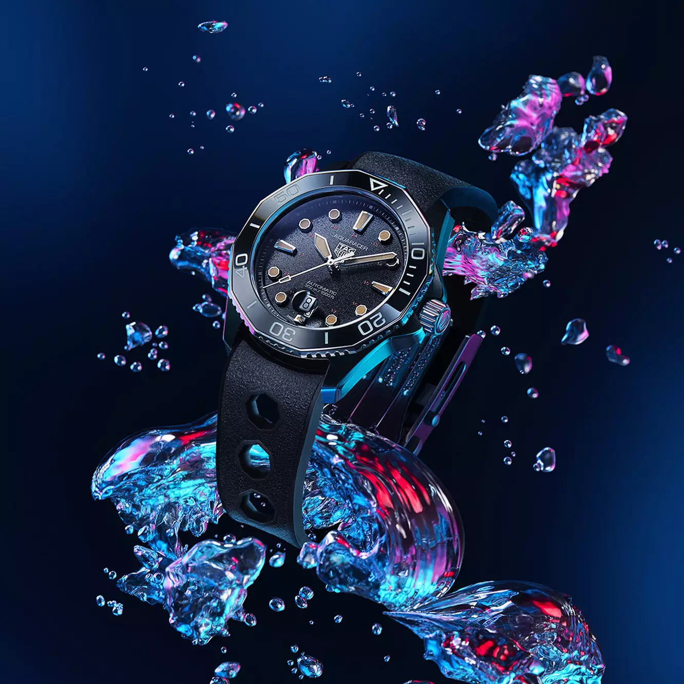 Ukubuya kwe-Night Diver: I-Aquaracer Professional ka-TAG Heuer 388385_8