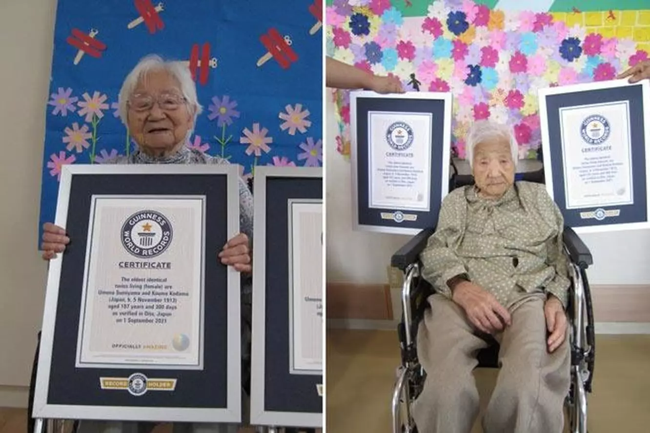 Donne giapponesi di 107 anni nominate le gemelle più anziane del mondo