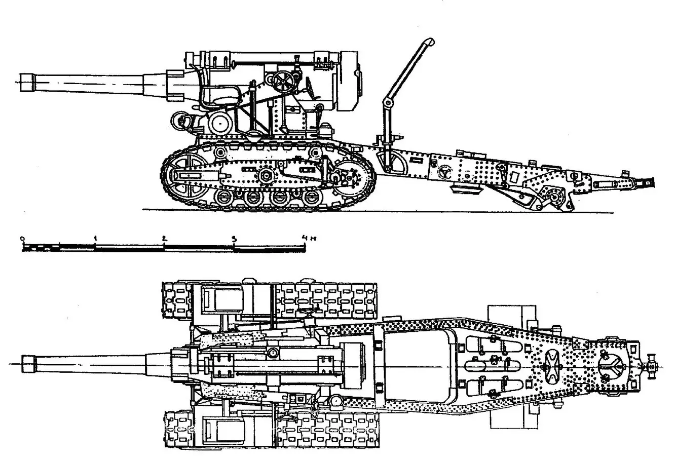 B-4 - sowjetesch haubitze vun héijer Muecht