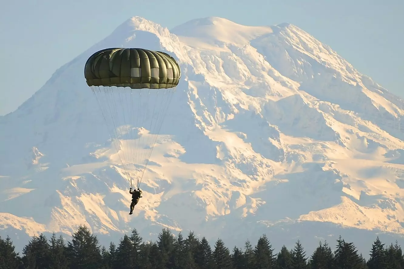 The Russian training parachute system 