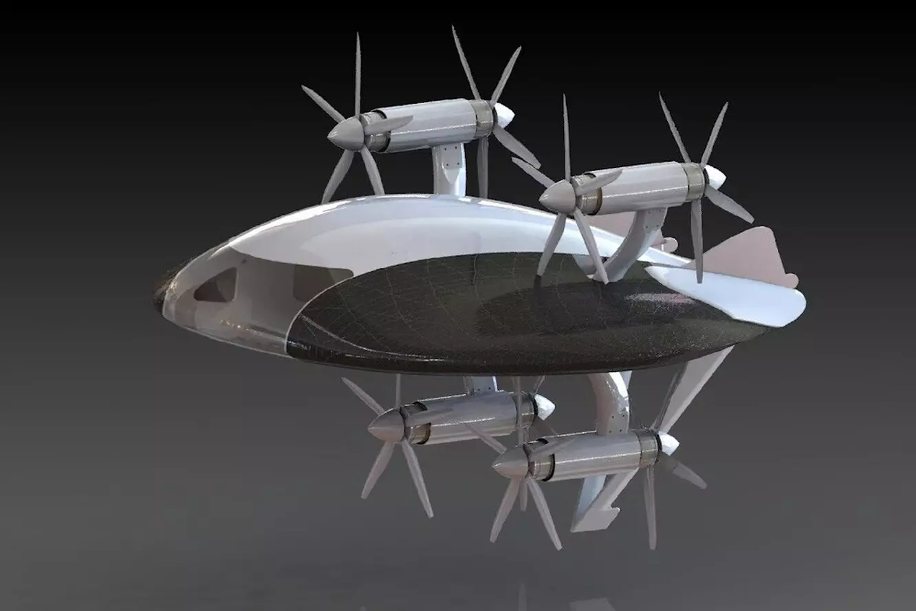 Ten jednoosobowy samolot wygląda jak UFO. Wkrótce może zostać powietrzną taksówką