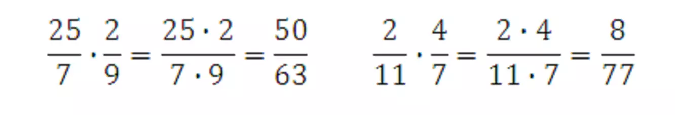 Règles de multiplication des fractions