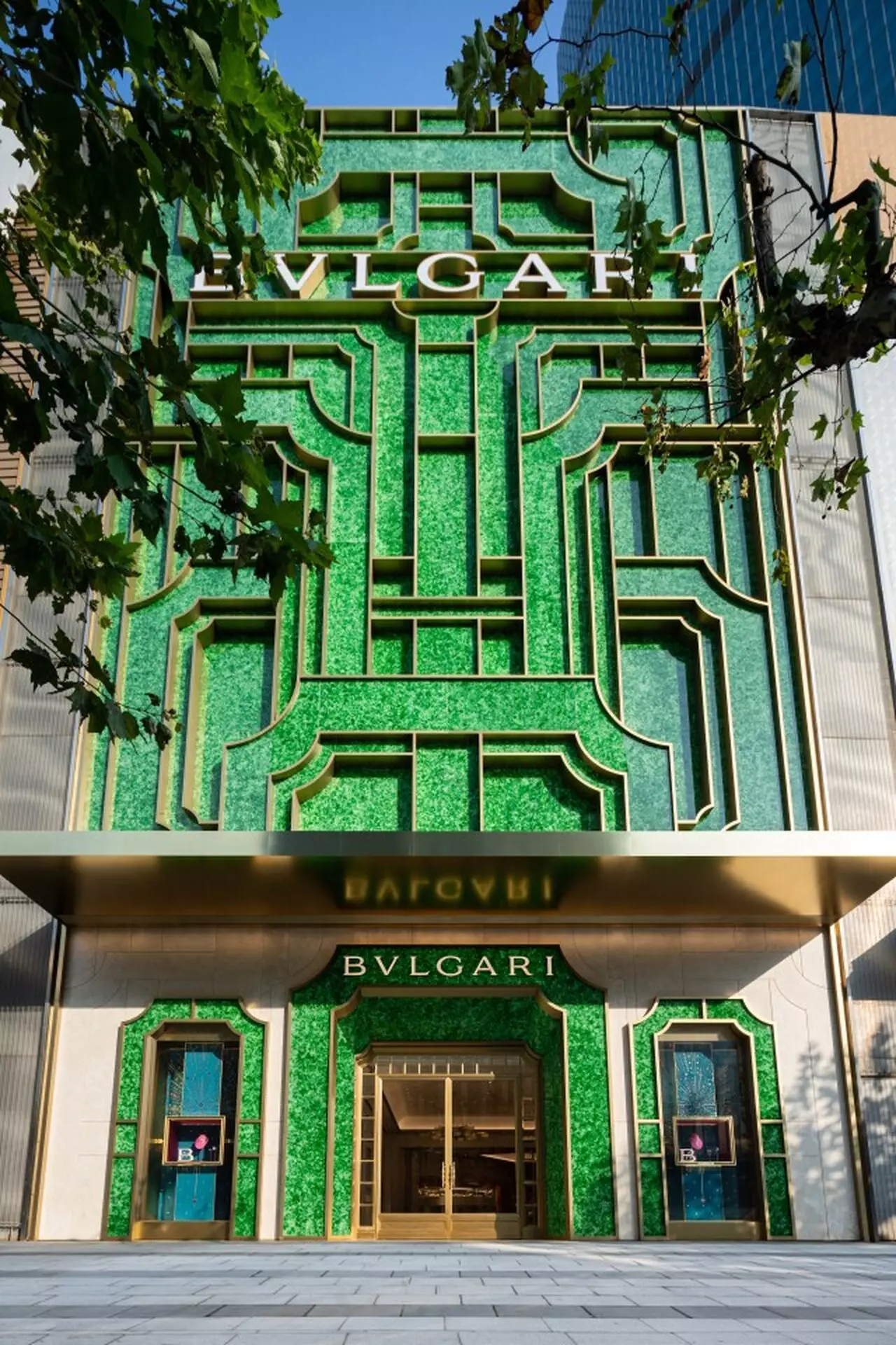 Bvlgari butiksfront gjord av återvunnet glas 392517_5