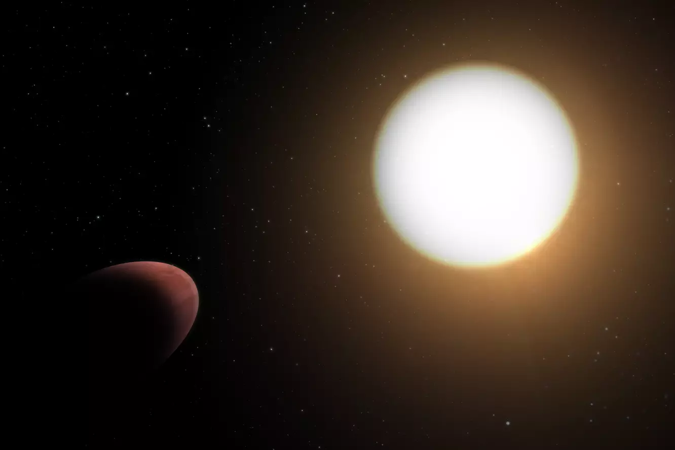 Kapanggih exoplanet endah dina bentuk bal maén bal Amérika