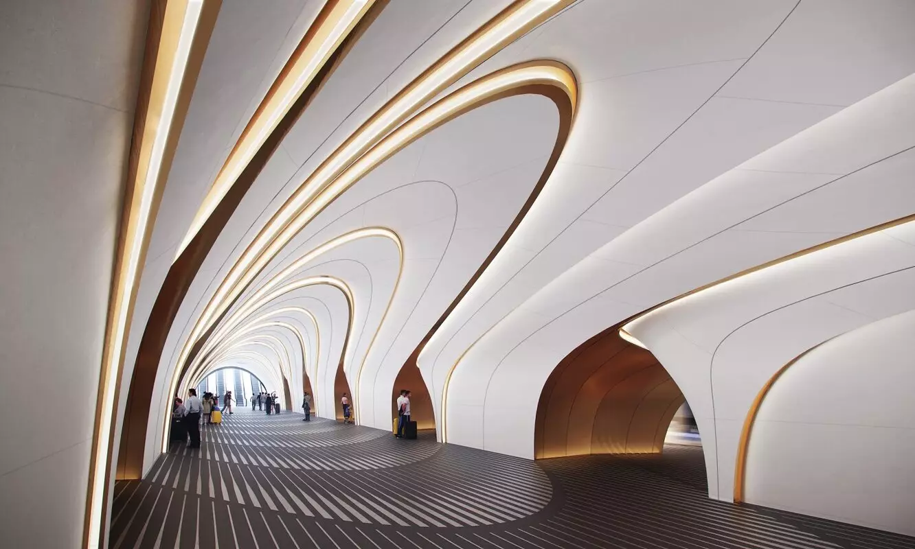 Sa Ukraine, nagsimula ang pagtatayo ng subway project ng Zaha Hadid Architects 394979_4