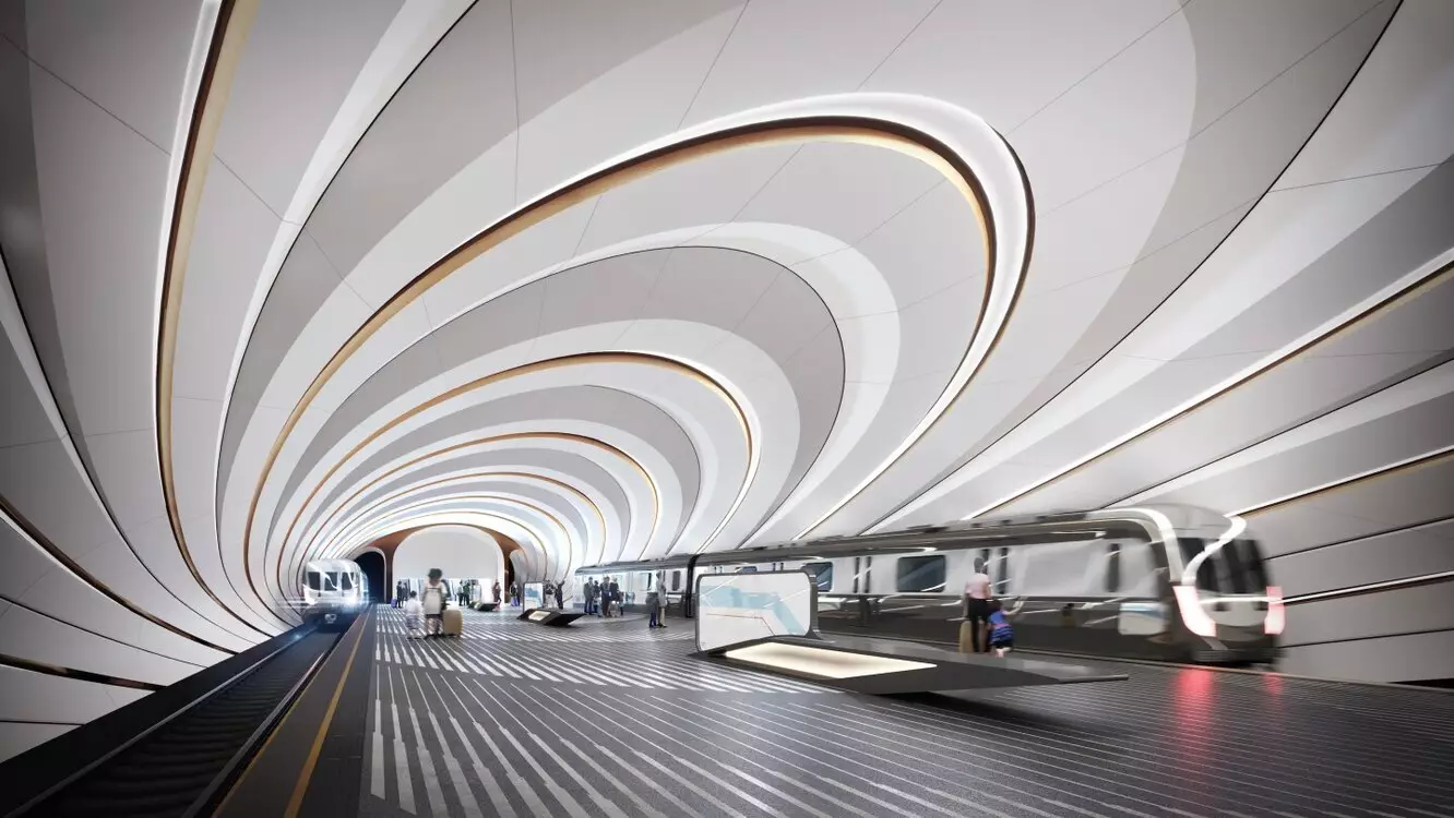 Sa Ukraine, nagsimula ang pagtatayo ng subway project ng Zaha Hadid Architects 394979_5