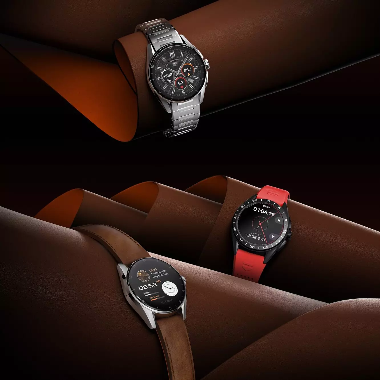 TAG Heuer e hlahisa moloko o mocha oa li-smartwatches: the Connected Caliber E4 395438_2