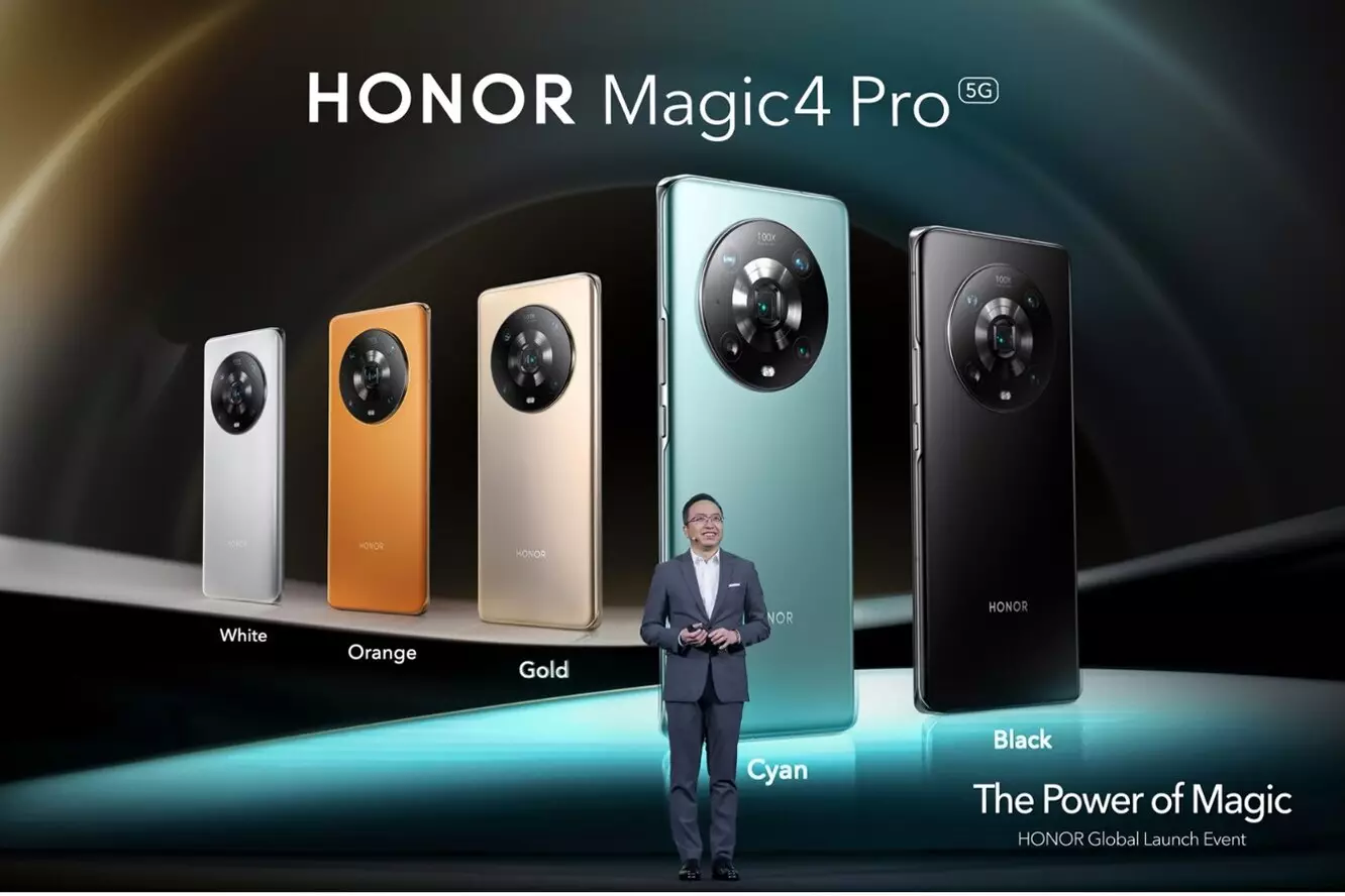 „Honor“ parodė savo galingiausią išmanųjį telefoną nuo atsiskyrimo nuo „Huawei“ – „Honor Magic4 Pro“.