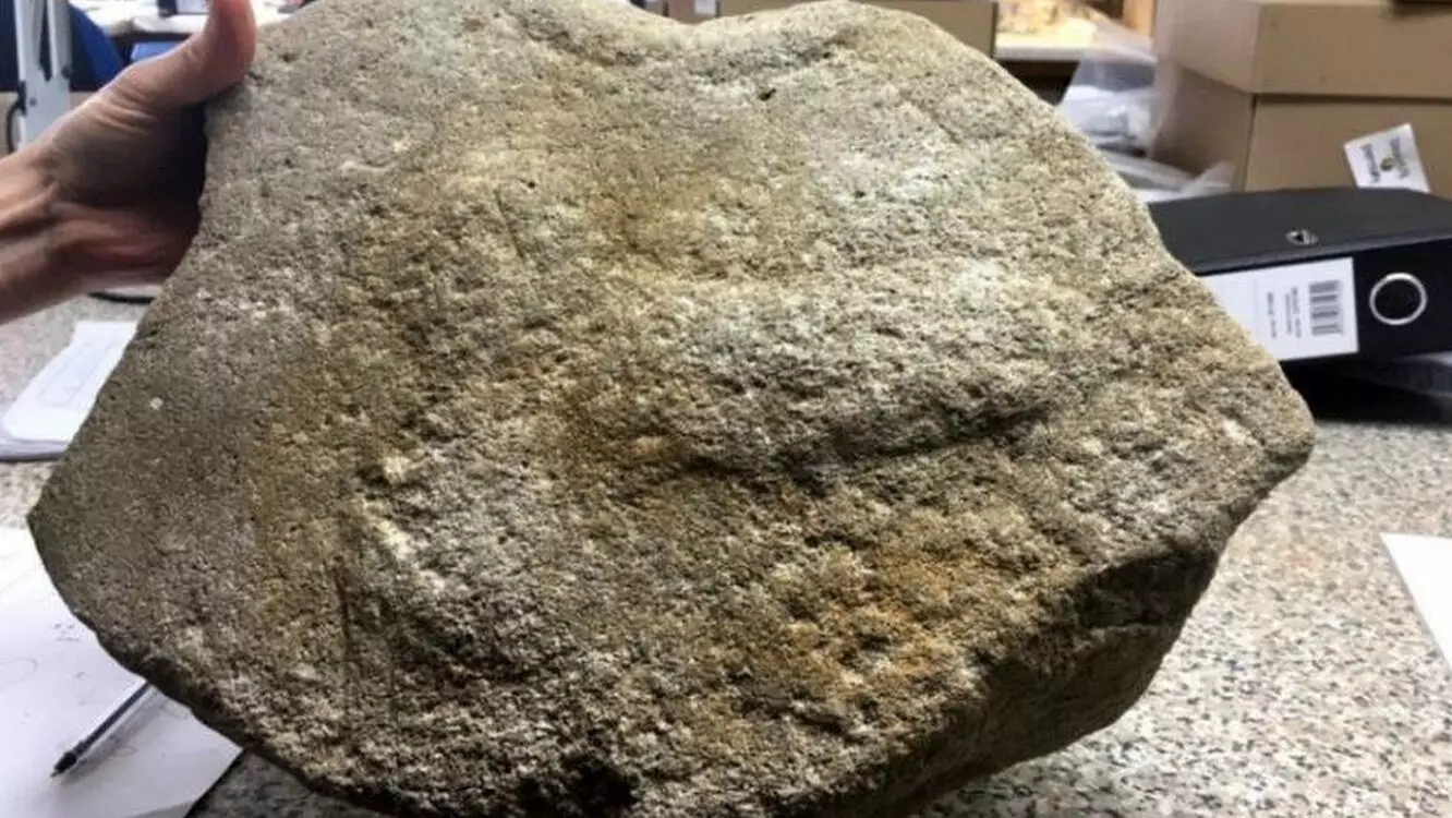 Archaeologists have found a Roman millstone with an image of a phallus. There are only four of these in the UK. 396309_2