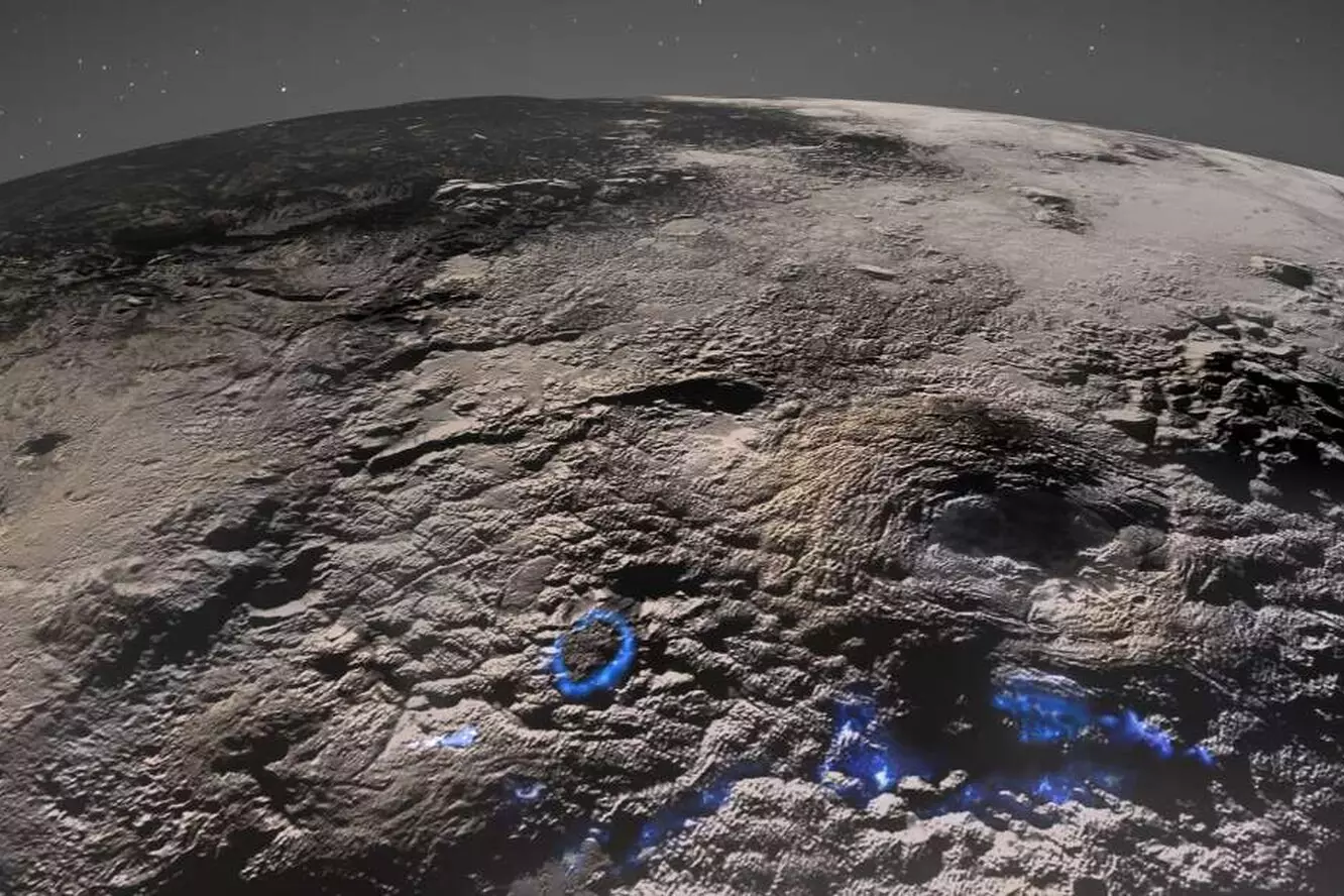 Pluton ma „unikalne” gigantyczne wulkany lodowe