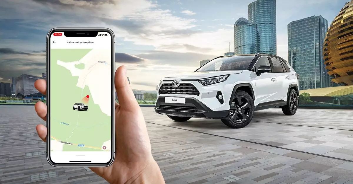 Mobile app lansearre foar Toyota en Lexus auto's yn Ruslân