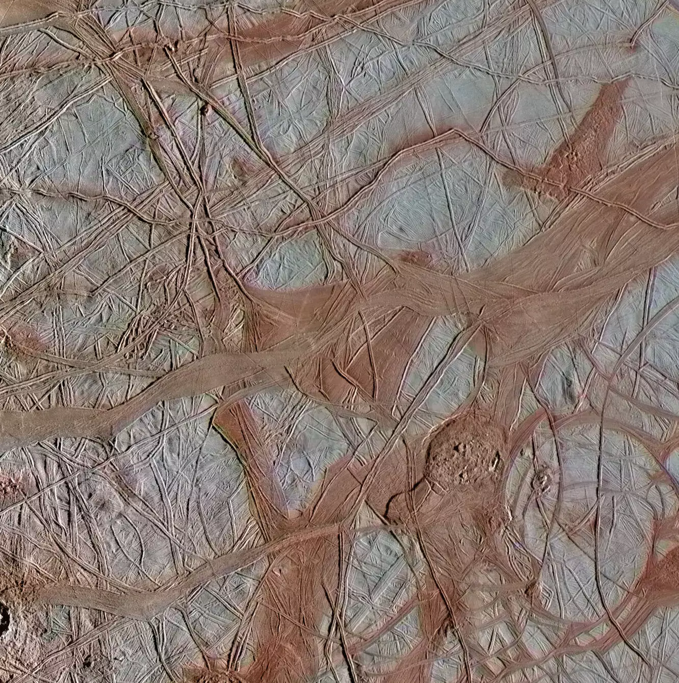 Europa satellite surface