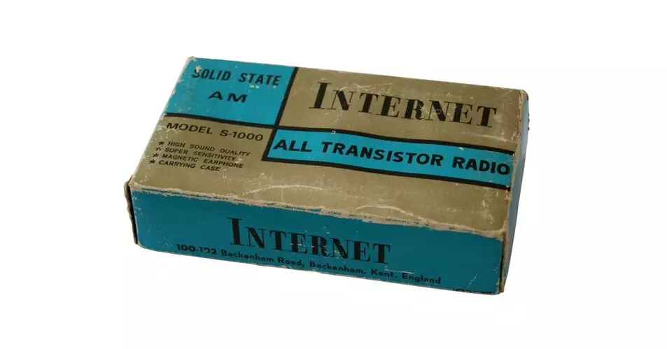 Radiomottagare "Internet", som är 60 år gammal