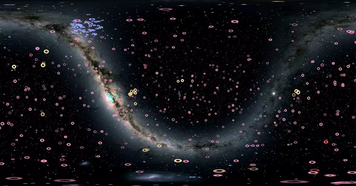 4000 exoplanets sa isang video: kamangha-manghang mapa ng kalangitan