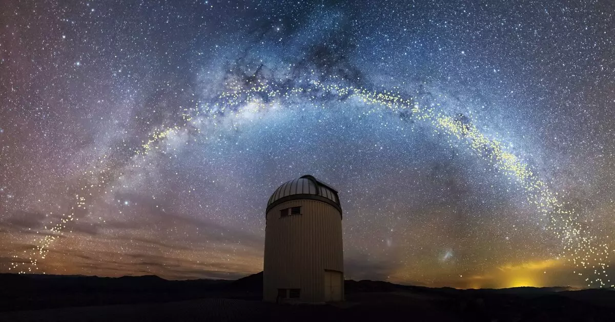 220 000 000 ans de formation d'étoiles sur une seule carte