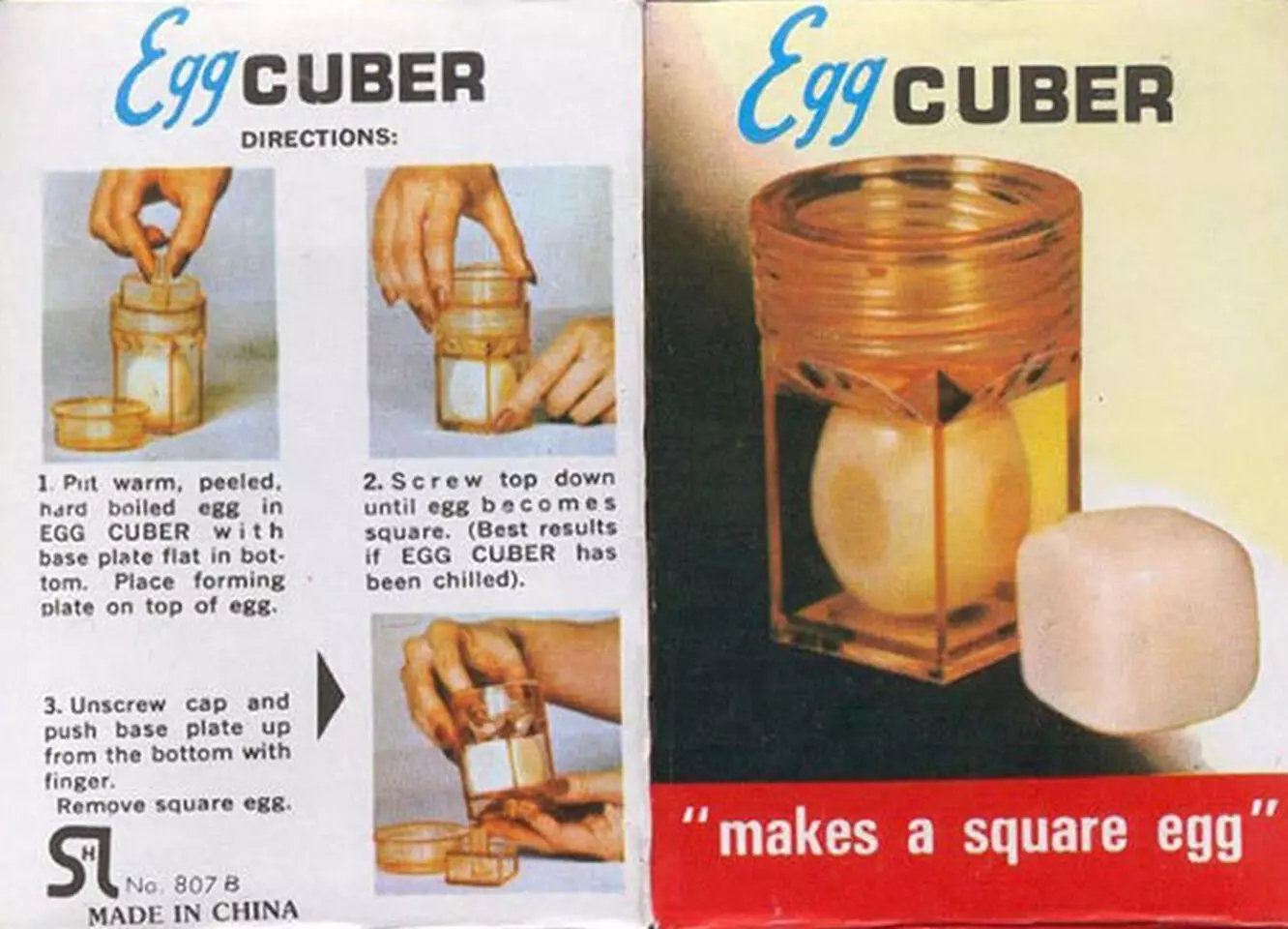 Egg squaring device